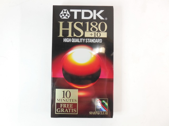 Видеокассета VHS TDK HS 180